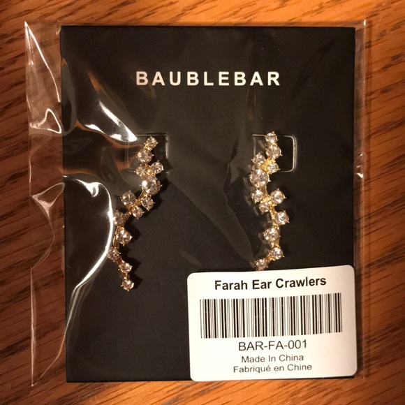BaubleBar | Jewelry | Nwt Baublebar Farah Ear Crawlers | Poshmark